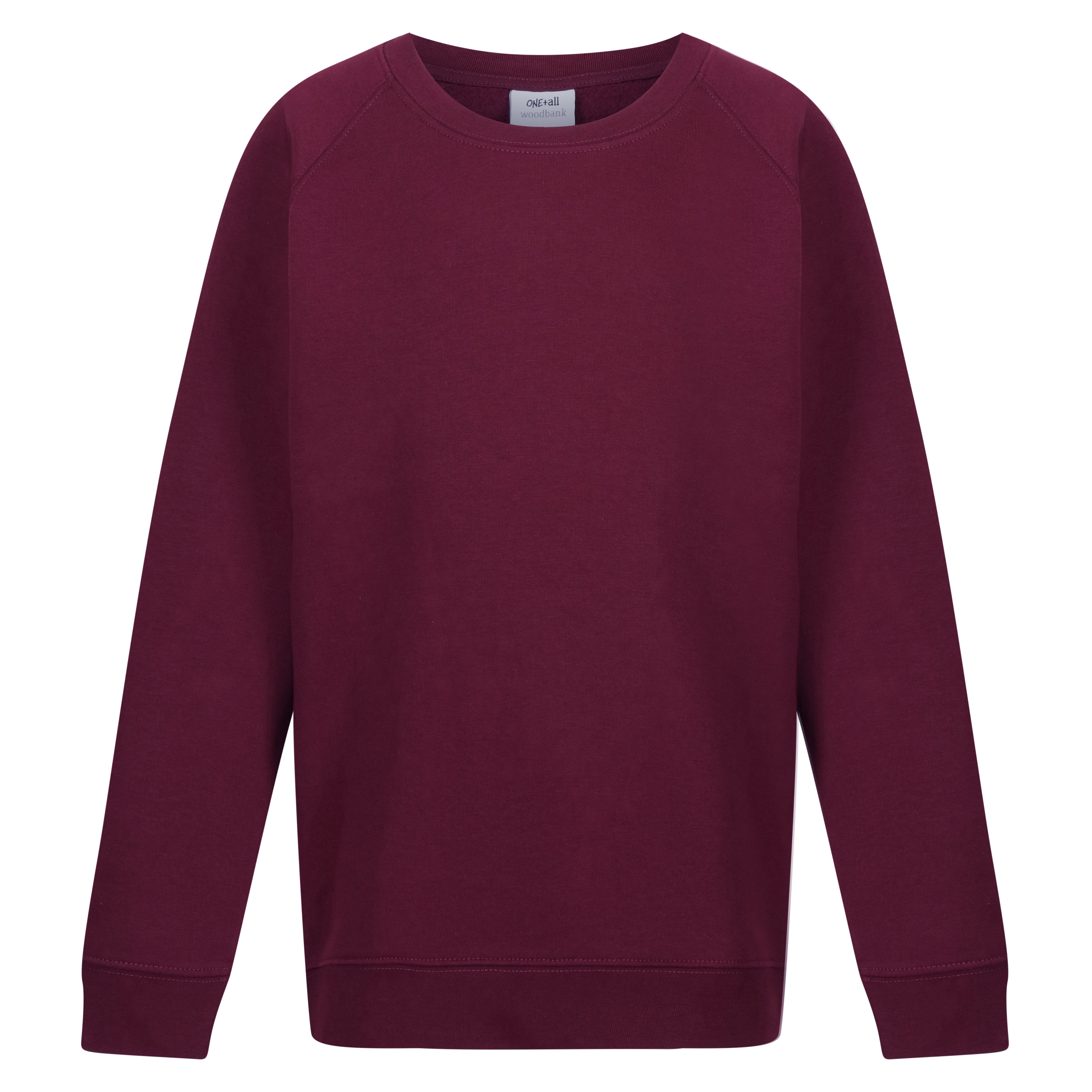 Maroon Crew Neck Sweatshirt with Gilbrook Logo – WUC School Wear